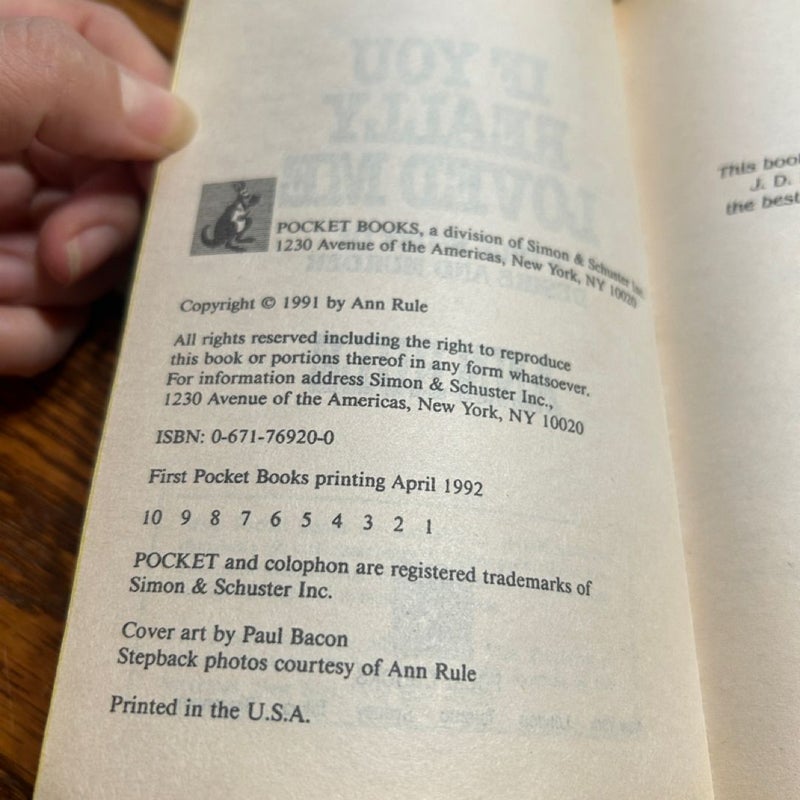 If You Really Loved Me by Ann Rule