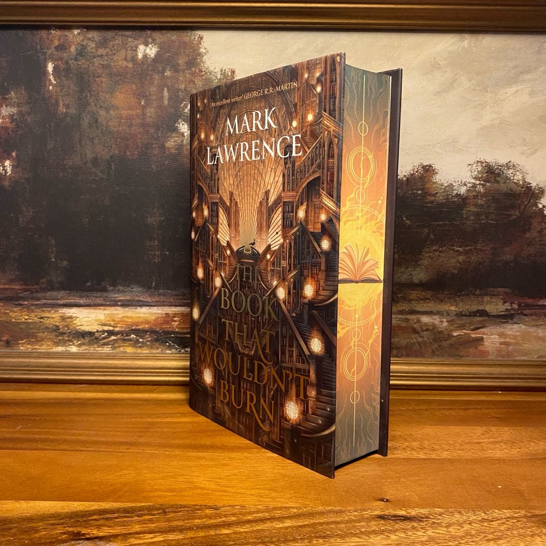 The Book That Wouldn't Burn by Mark Lawrence, Hardcover | Pangobooks The Book That Wouldn't Burn by Mark Lawrence, Hardcover | Pangobooks