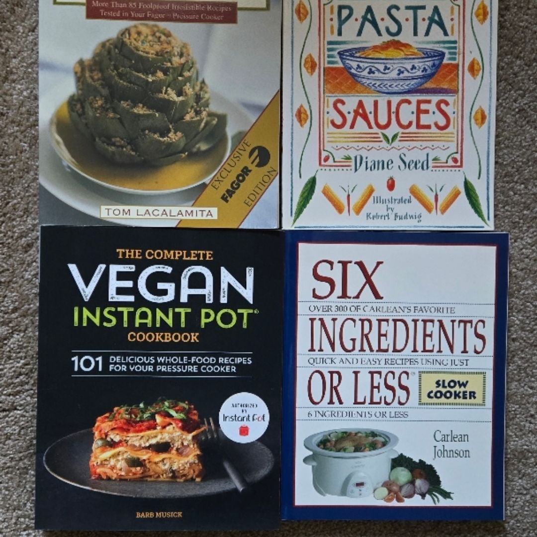 4-Cookbook Bundle – Instant Pot, Slow Cooker & Pasta Sauces – Vegan ...