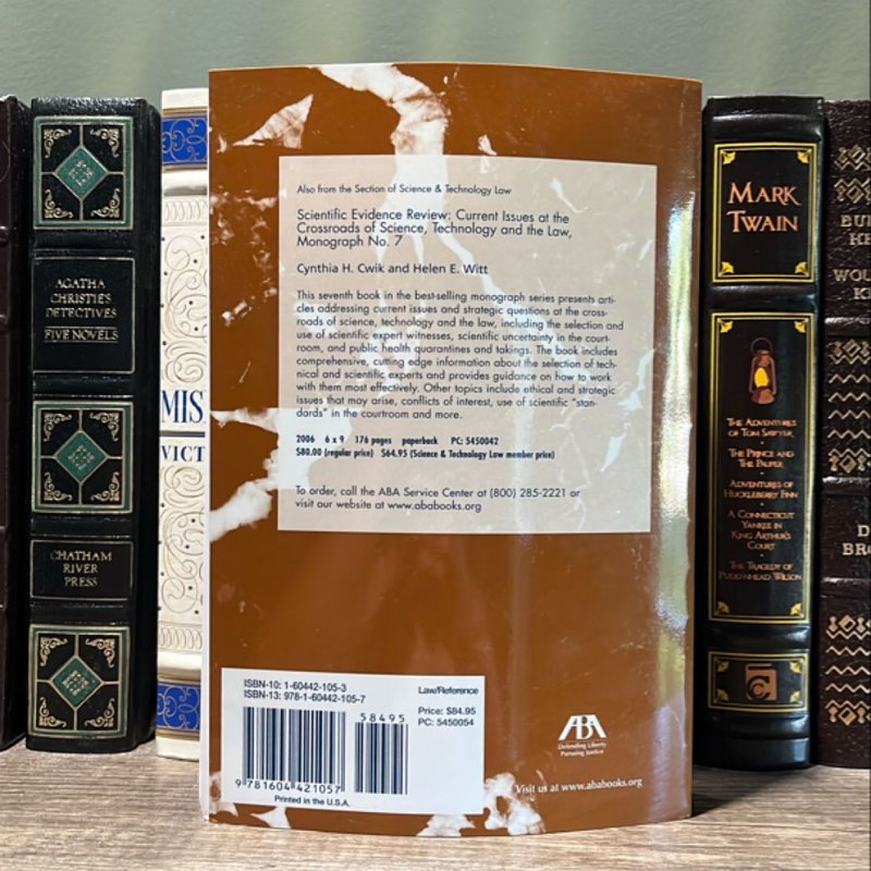 Scientific Evidence Review by Cynthia H. Cwik, Clifton T. Hutchinson