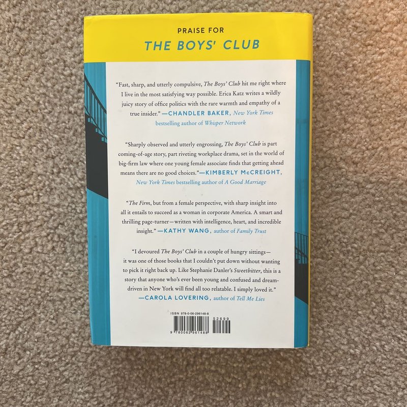 The Boys' Club by Erica Katz, Hardcover | Pangobooks