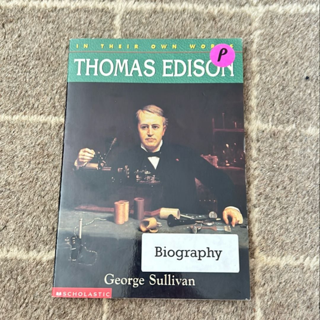 Thomas Edison by George Sullivan, Paperback | Pangobooks