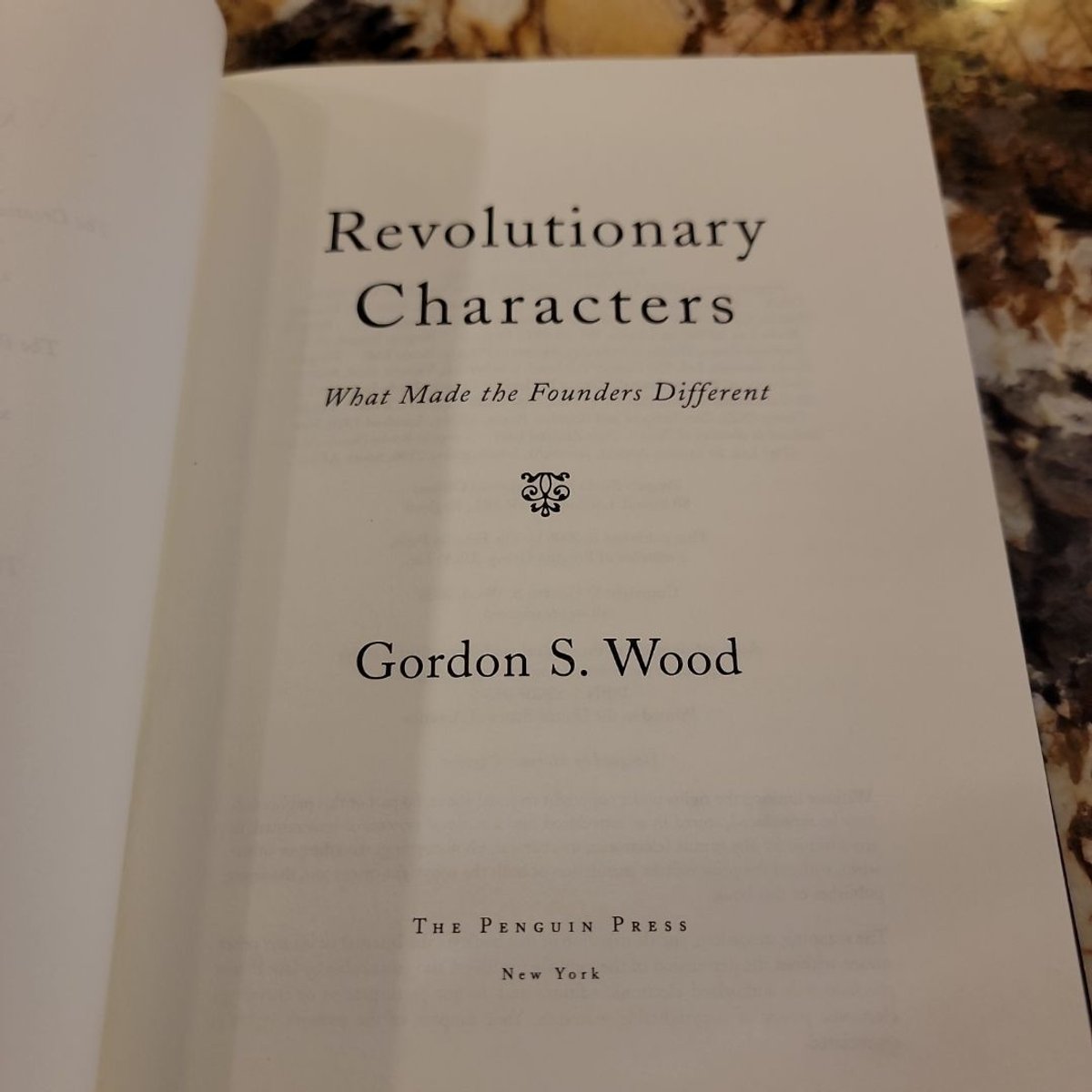 Revolutionary Characters by Gordon S. Wood