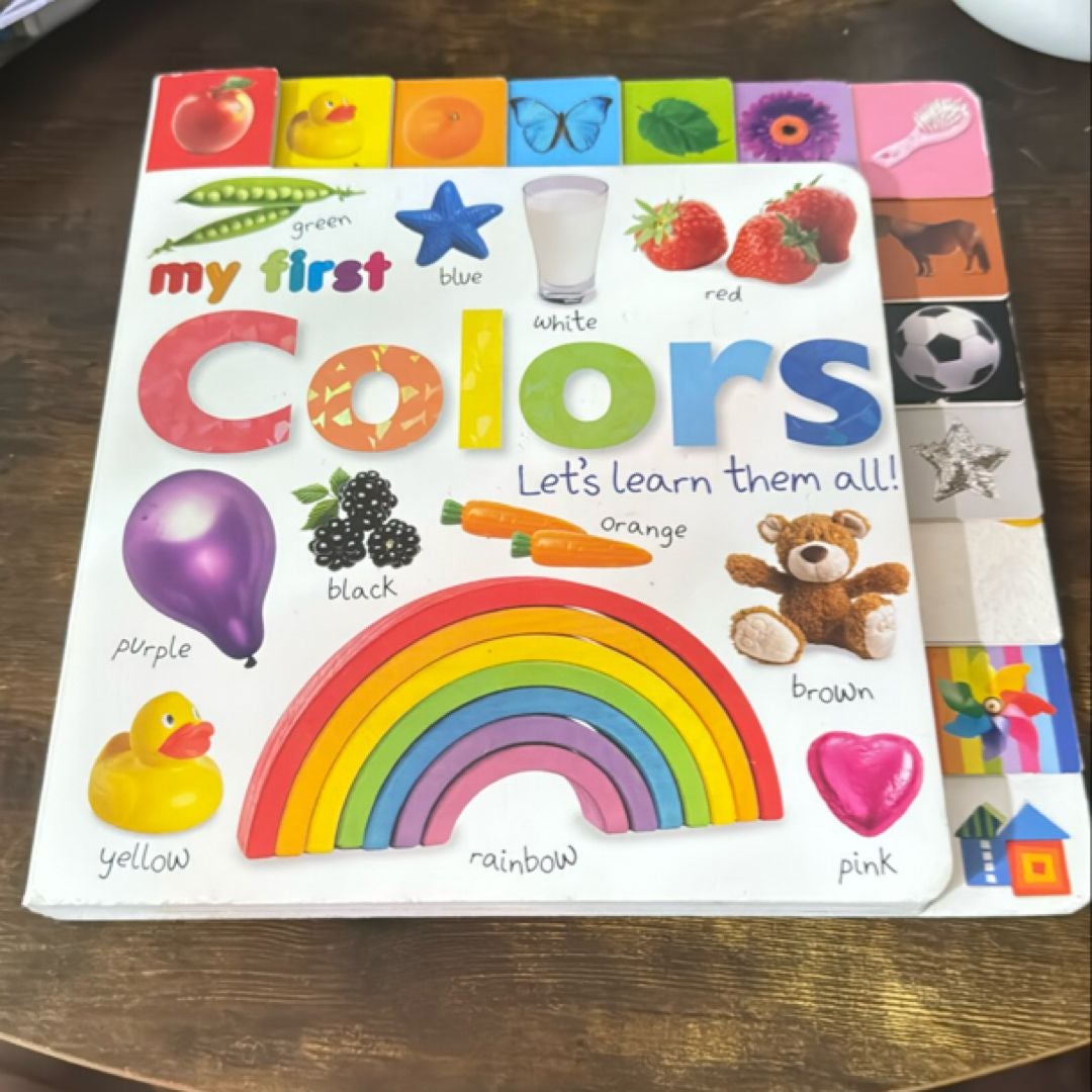 Tabbed Board Books: My First Colors by DK