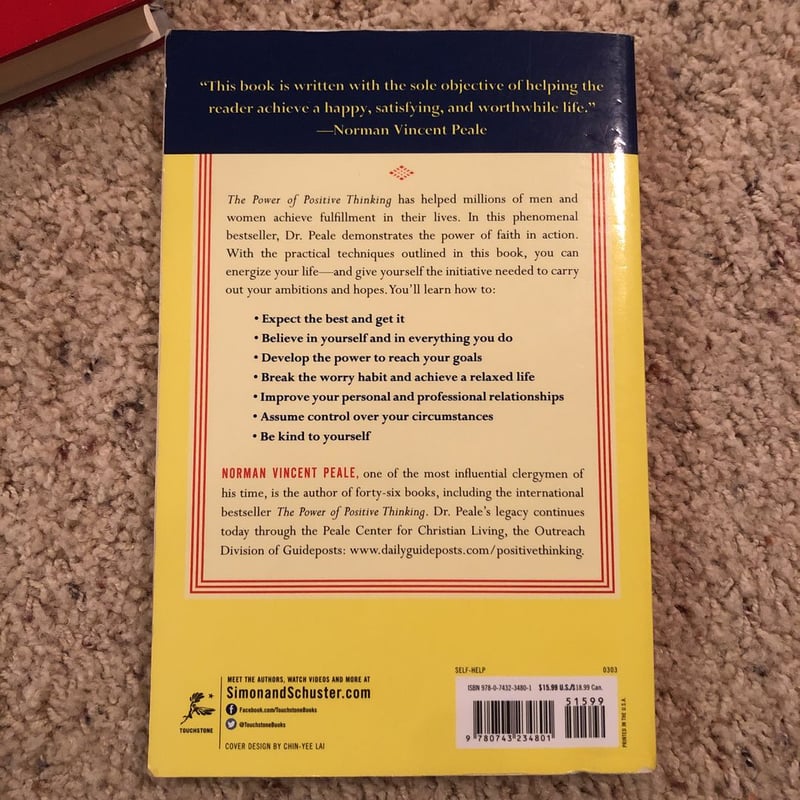 The Power of Positive Thinking by Norman Vincent Peale, Paperback ...