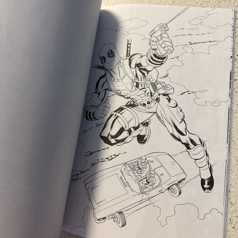 Color Your Own Deadpool by Ed McGuinness, Paperback | Pangobooks Color Your Own Deadpool by Ed McGuinness, Paperback | Pangobooks