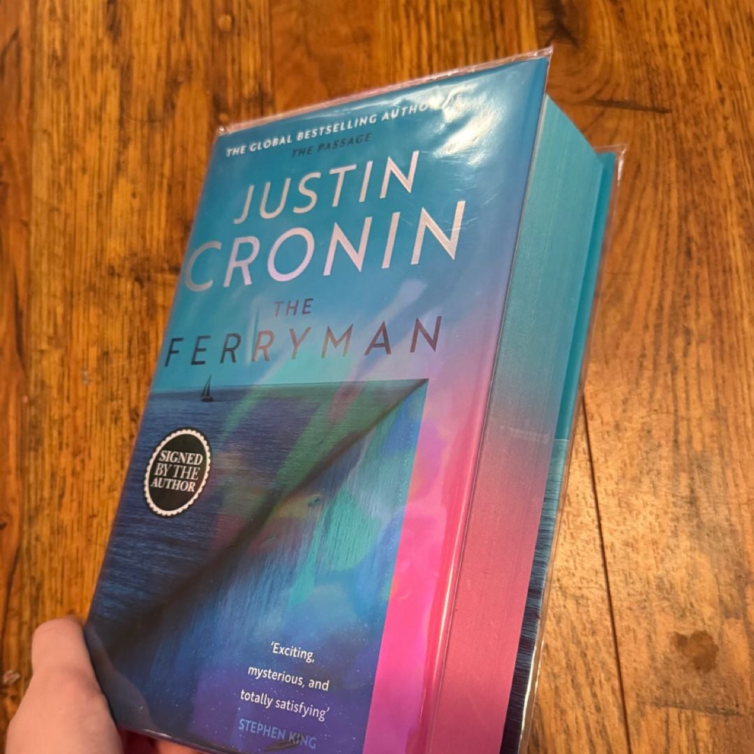 The ferryman Waterstones signed by Justin Cronin, Hardcover | Pangobooks