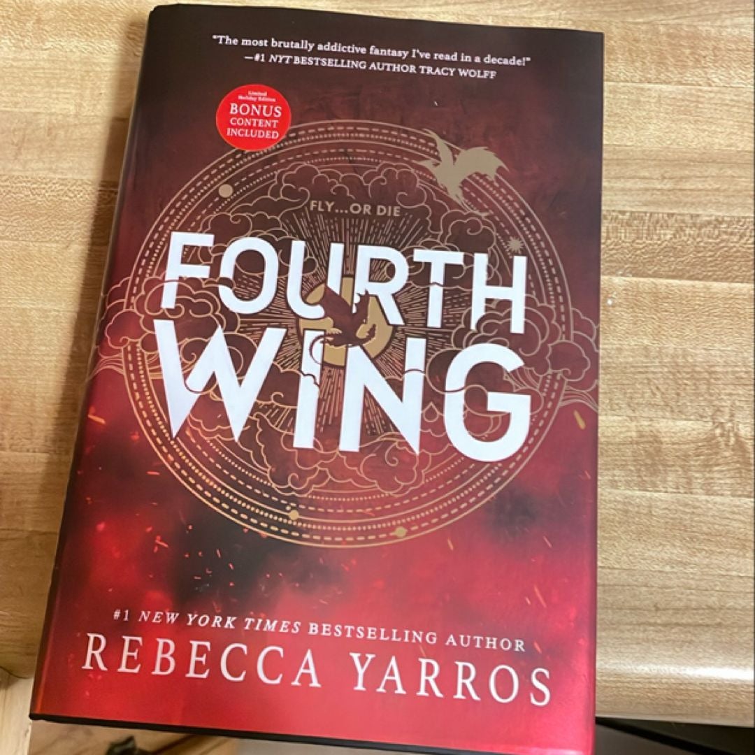 Fourth wing sprayed edges special edition by Rebecca yarros , Hardcover ...