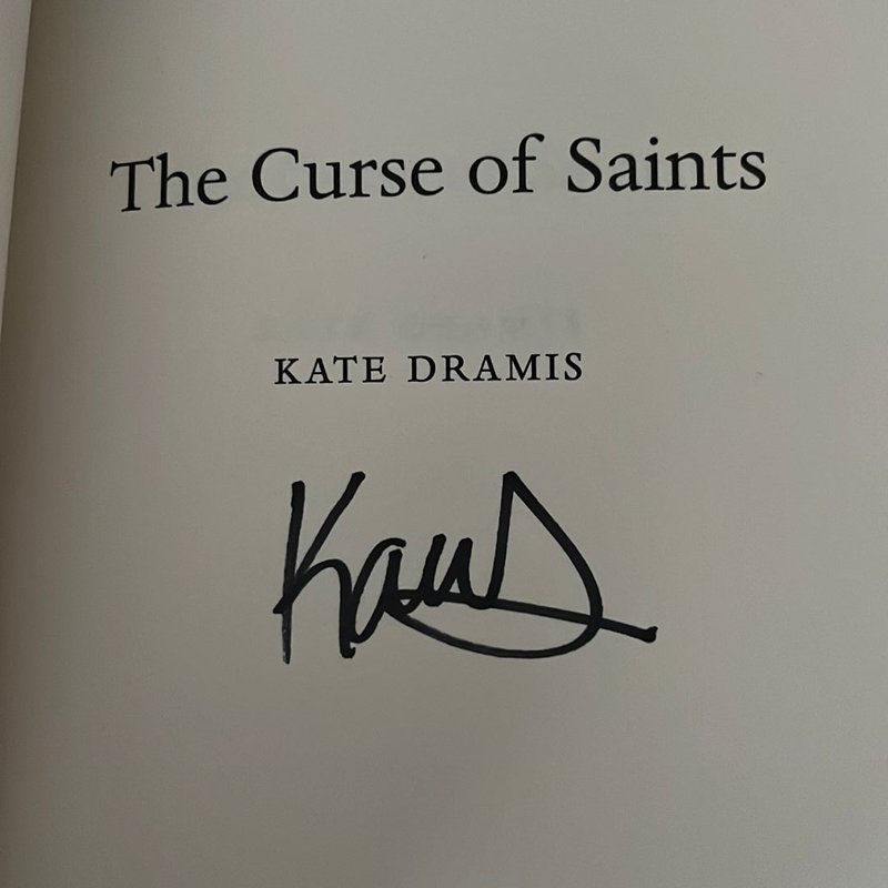 The Curse of Saints by Kate Dramis, Hardcover | Pangobooks