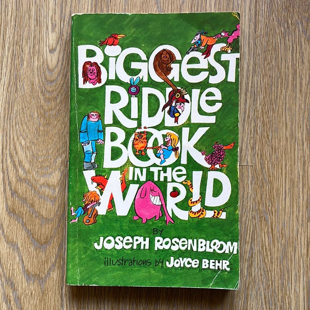Biggest Riddle Book in the World by Joseph Rosenbloom, Paperback ...