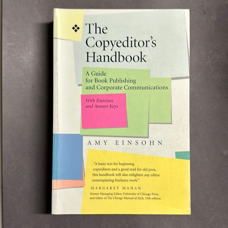 The Copyeditor's Handbook by Amy Einsohn
