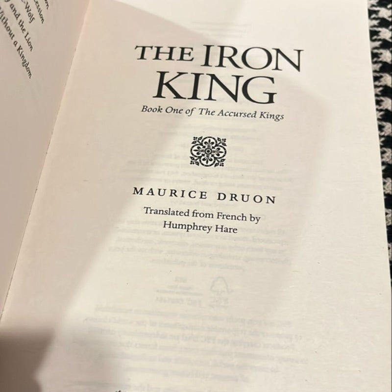 The Iron King (the Accursed Kings, Book 1) by Maurice Druon