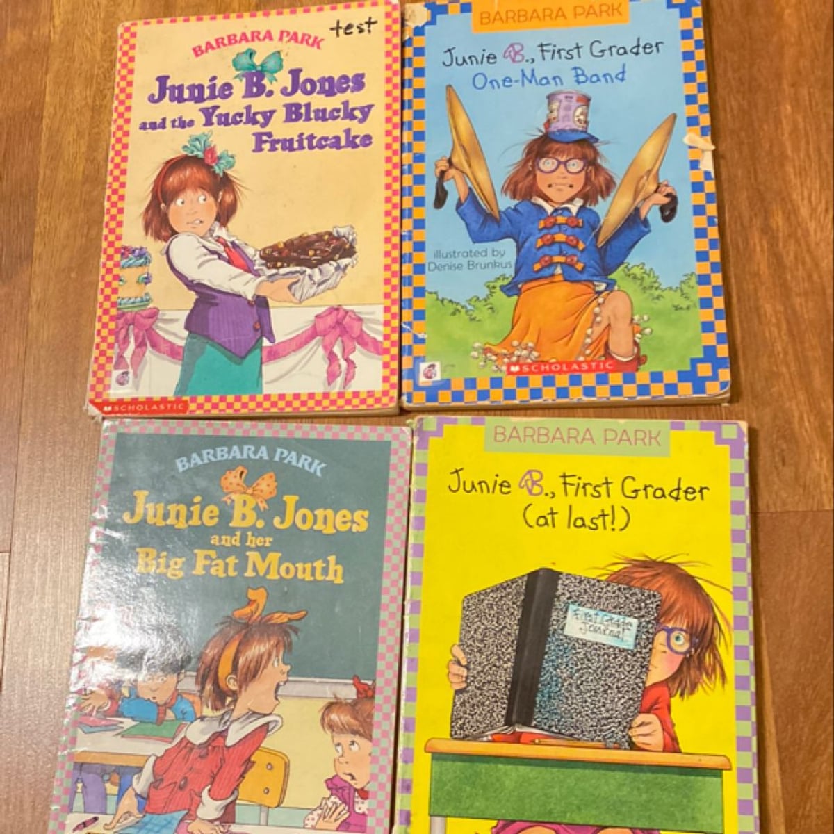 Lot of 4 Junie B Jones books by Barbara Park, Paperback | Pangobooks