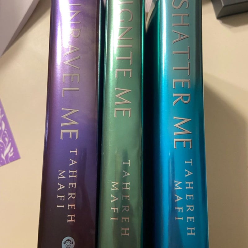 Fairyloot Shatter Me 1-3 by Tahereh Mafi, Hardcover | Pangobooks