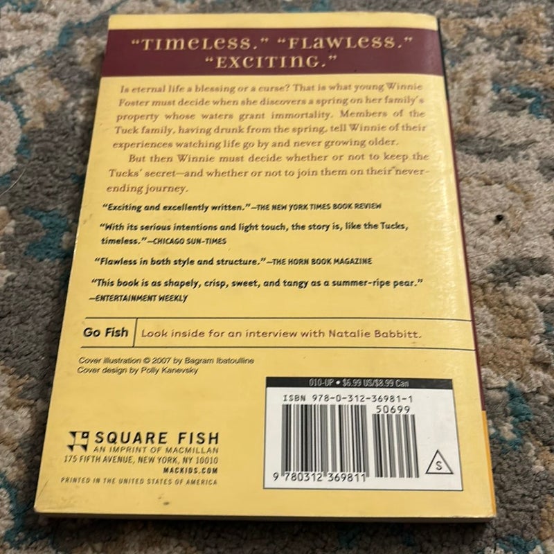 Tuck Everlasting by Natalie Babbitt, Paperback | Pangobooks