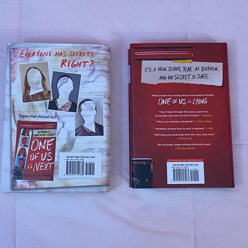 One of Us Is Lying Series Boxed Set by Karen M. McManus