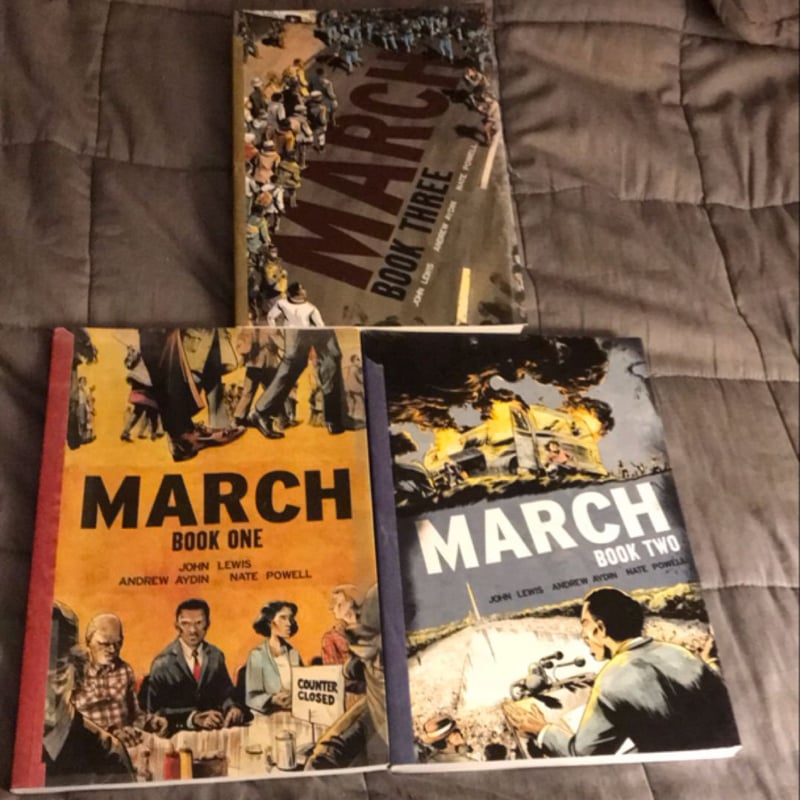 March: Books One, Two, and Three by John Lewis; Andrew Aydin, Paperback ...