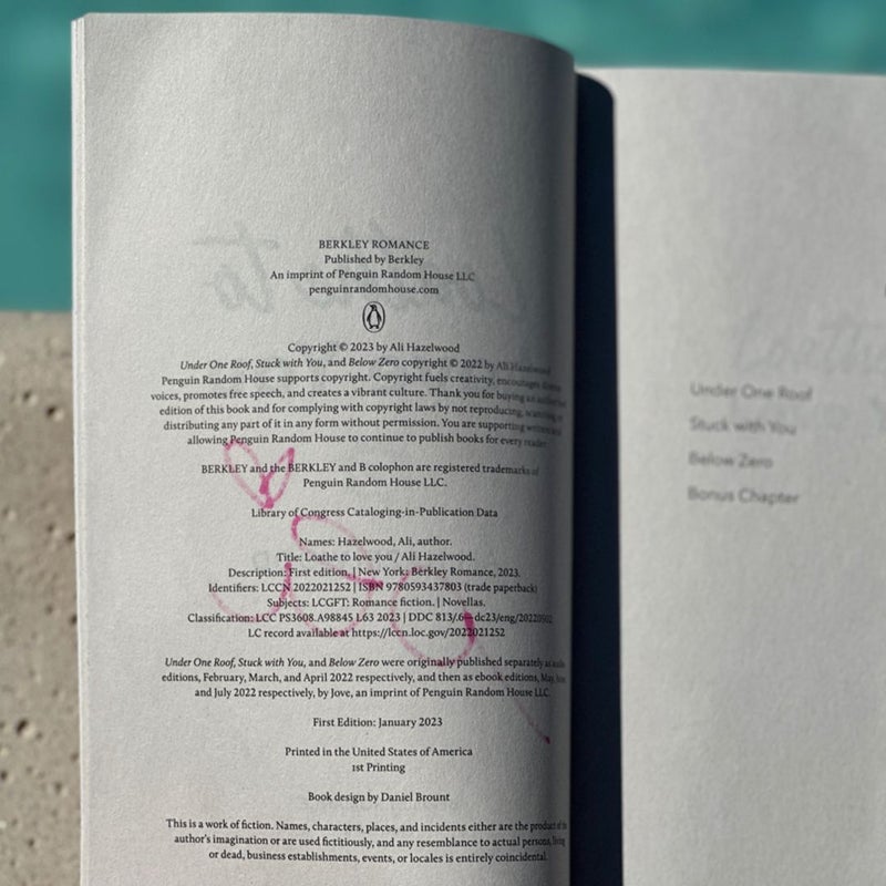 SIGNED Special Edition Loathe to Love You by Ali Hazelwood , Paperback ...