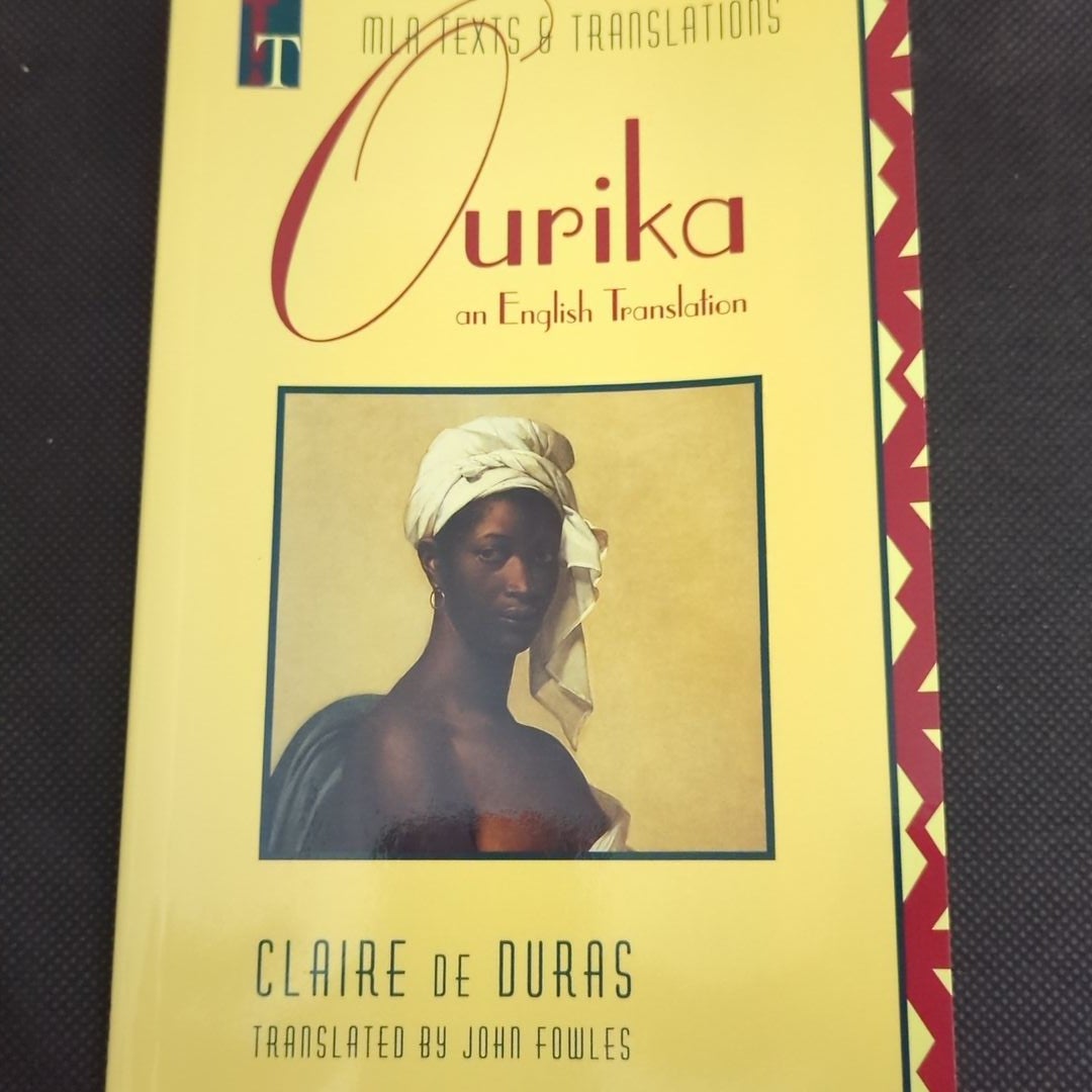 Ourika by Claire de Duras, John Fowles