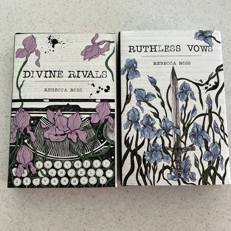 Divine Rivals and Ruthless Vows Owlcrate by Rebecca Ross, Hardcover ...