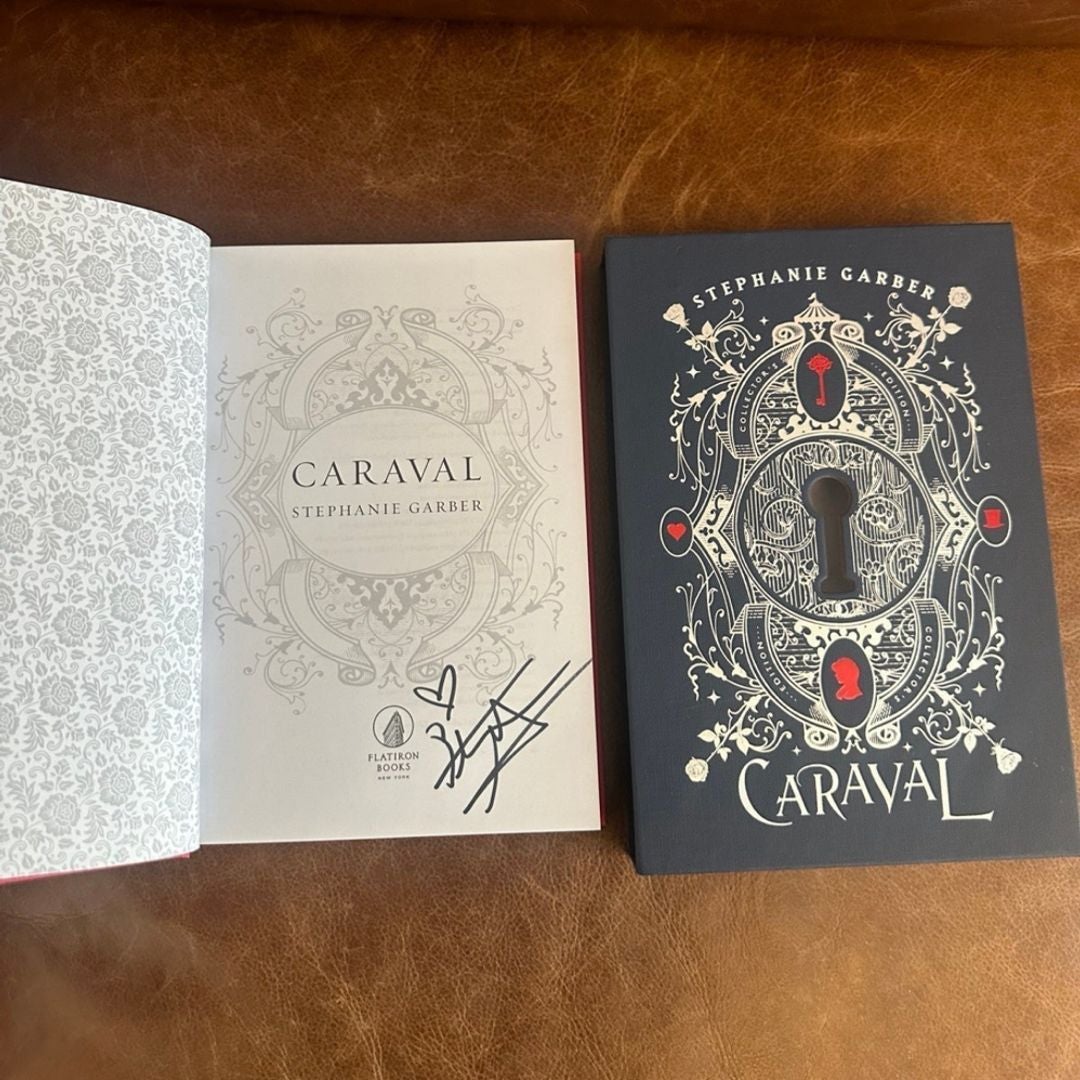 Caraval collectors edition signed by stephanie garber oop by Stephanie garber , Hardcover ...