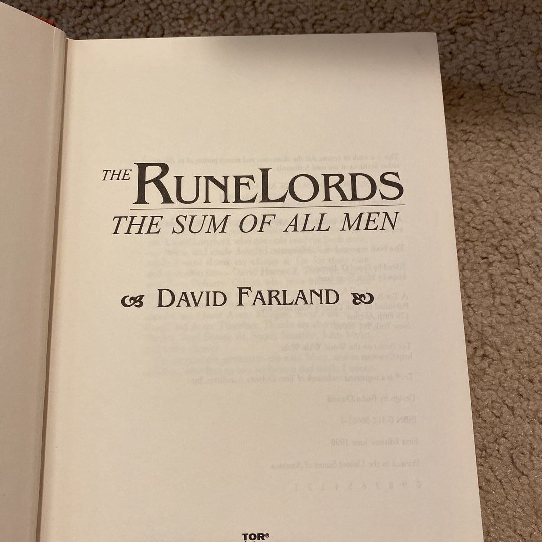 The Runelords by David Farland