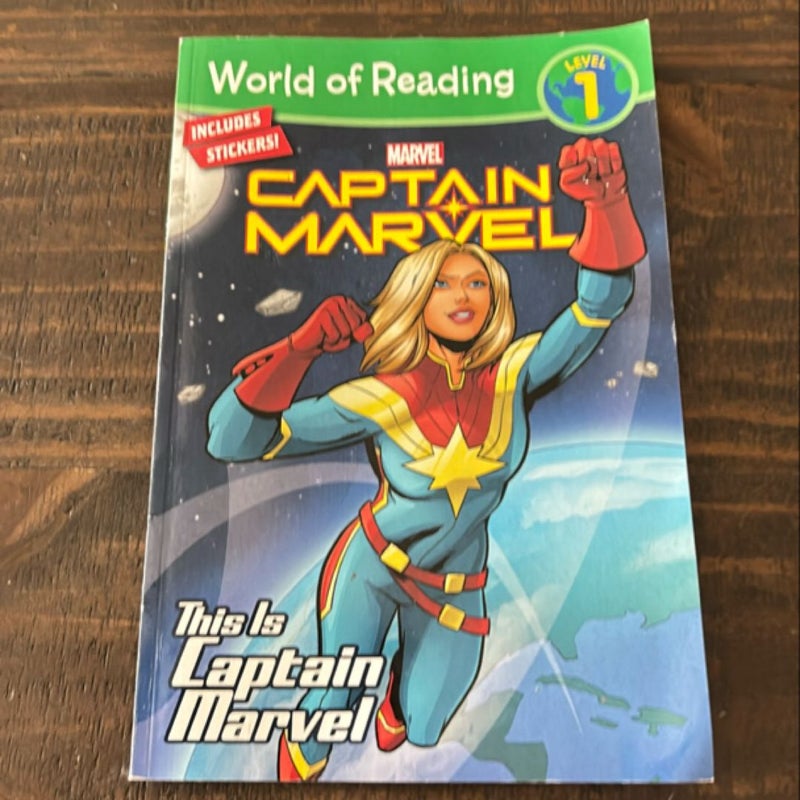 World of Reading This Is Captain Marvel (Level 1) by Marvel Press Book ...