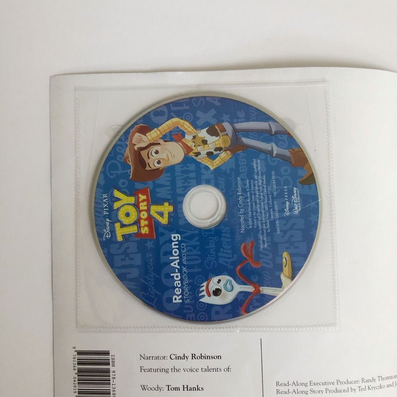 Toy Story 4 Read-Along Storybook and CD by Disney Books