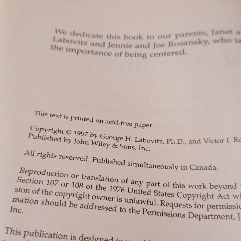 The Power of Alignment by George Labovitz, Victor Rosansky