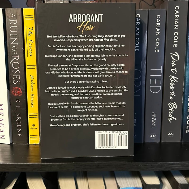 Arrogant Heir by Rachel Henke, Paperback | Pangobooks