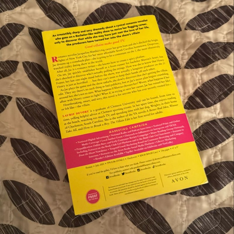 The Villain Edit by Laurie Devore, Paperback | Pangobooks