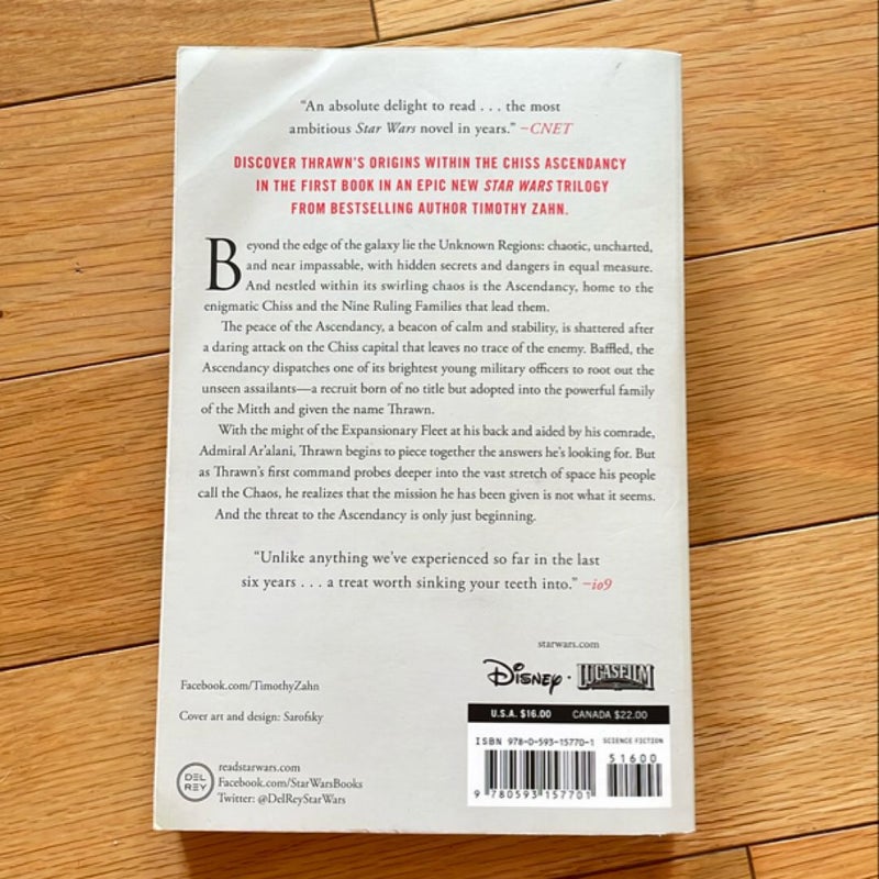 Star Wars: Thrawn Ascendancy (Book I: Chaos Rising) by Timothy Zahn