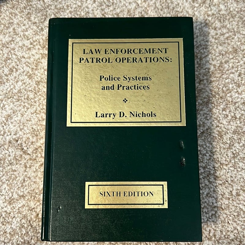Law Enforcement Patrol Operations by Nichols, Hardcover | Pangobooks