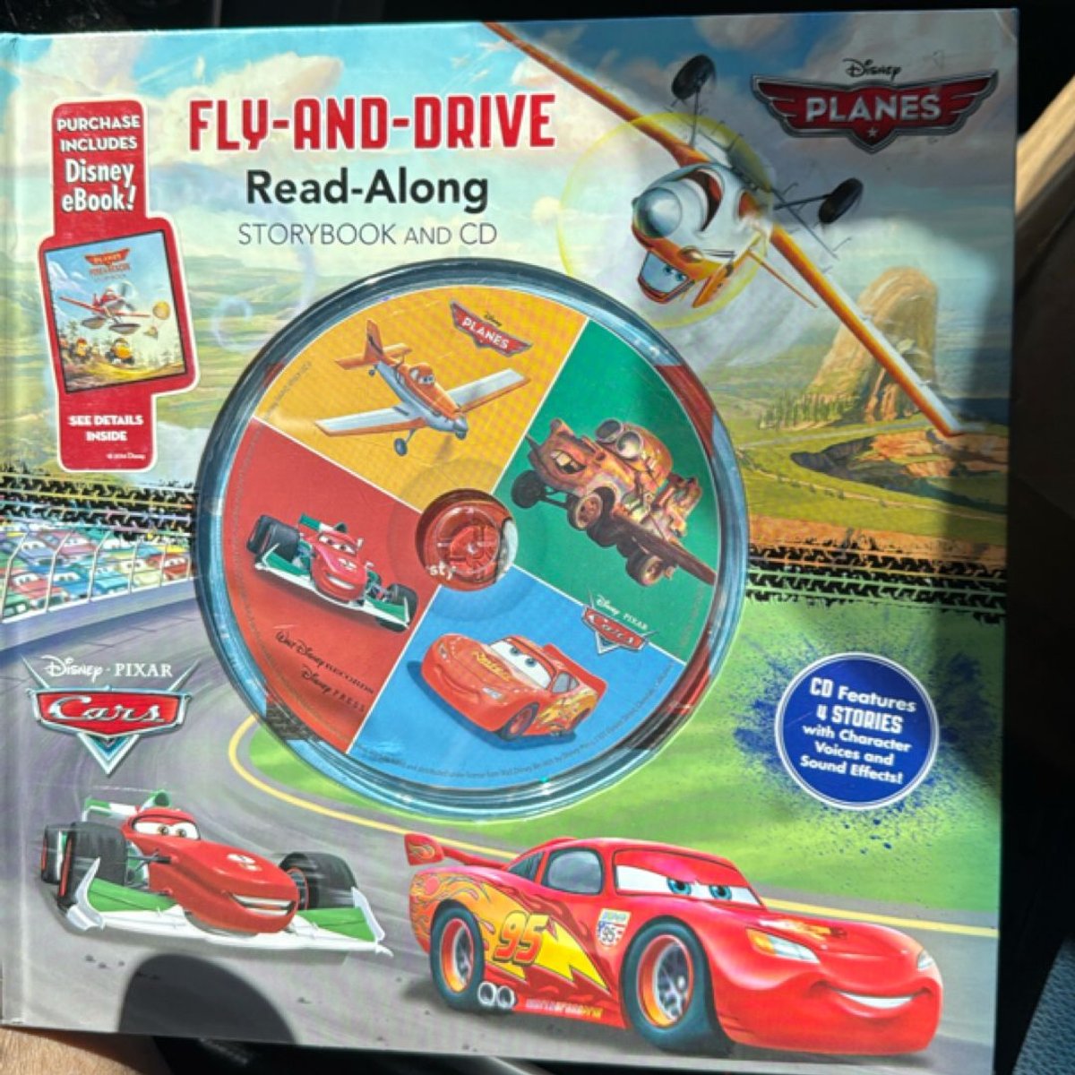 Cars / Planes Fly-And-Drive Read-along Storybook and CD by Disney Books