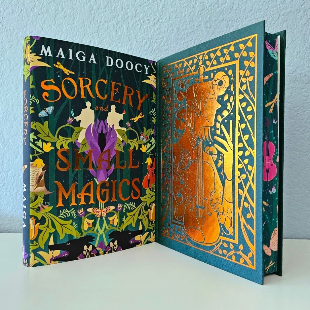 Sorcery And Small Magics by Maiga Doocy Sprayed Edge Fairyloot Endpaper ...