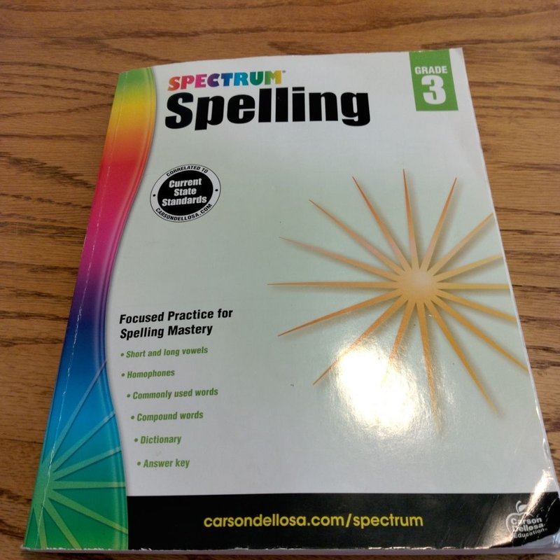 Spectrum Spelling, Grade 3 by Spectrum