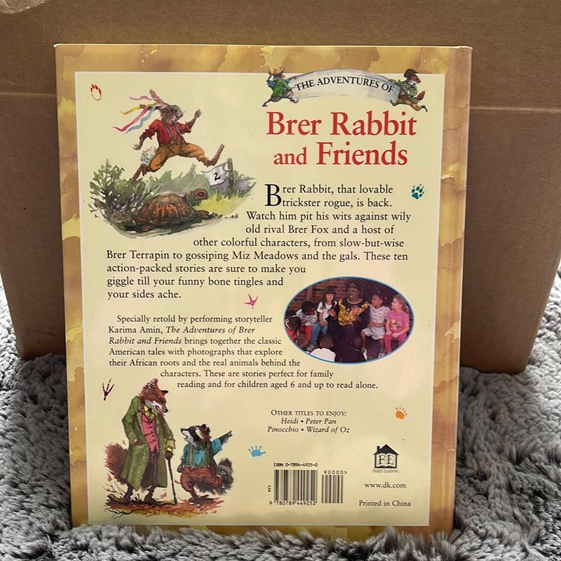 The Adventures of Brer Rabbit and Friends by Karima Amin, Joel Chandler ...