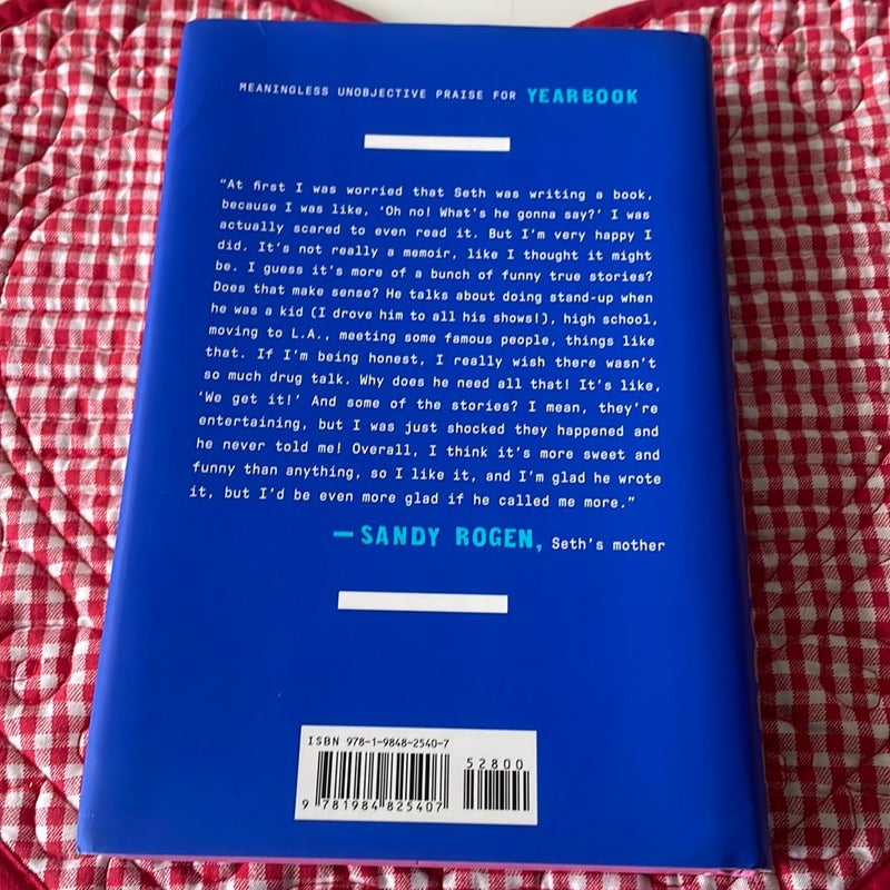 Yearbook by Seth Rogen, Hardcover | Pangobooks