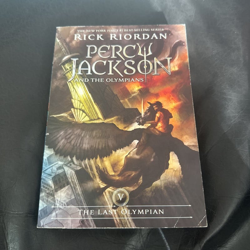 Percy Jackson The Last Olympian Book Cover