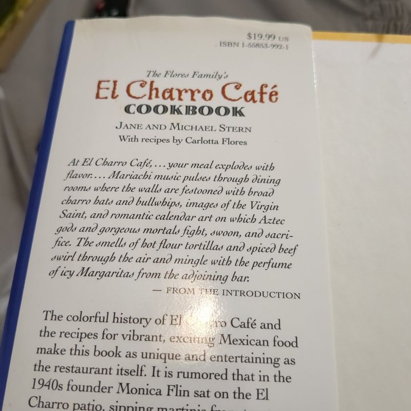 El Charro Cafe Cookbook by Jane Stern, Michael E. Stern