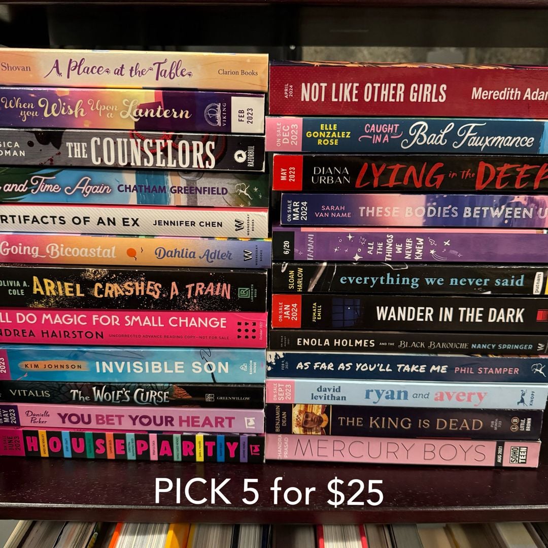 YA Fiction Books by Pick 5 for $25, Paperback | Pangobooks