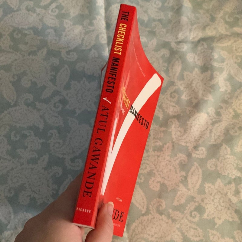 The Checklist Manifesto by Atul Gawande