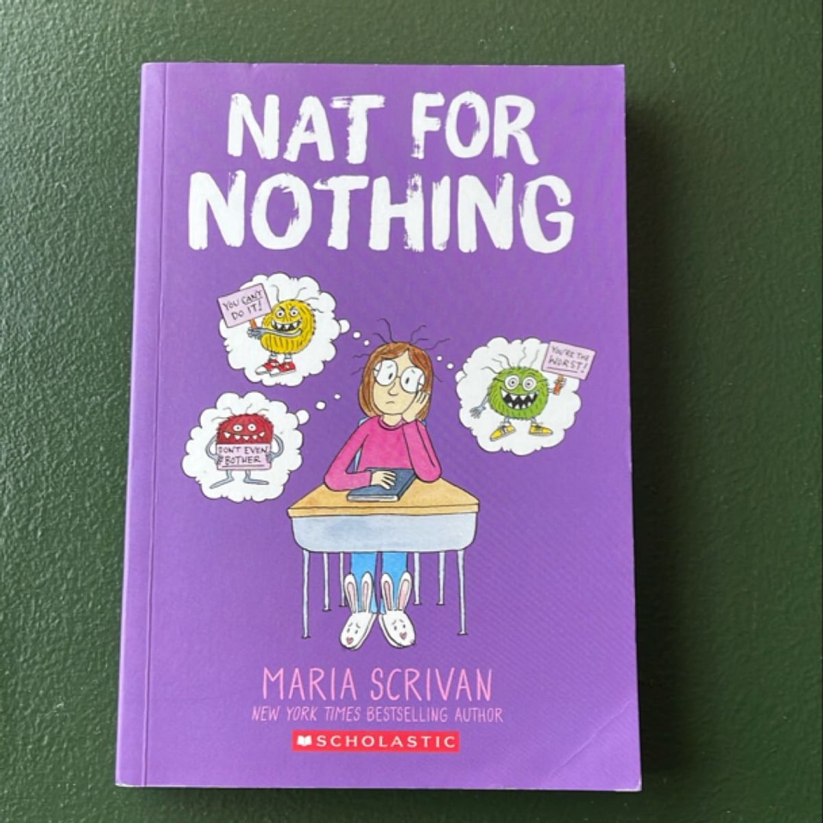 Nat for Nothing: a Graphic Novel (Nat Enough #4) by Maria Scrivan ...