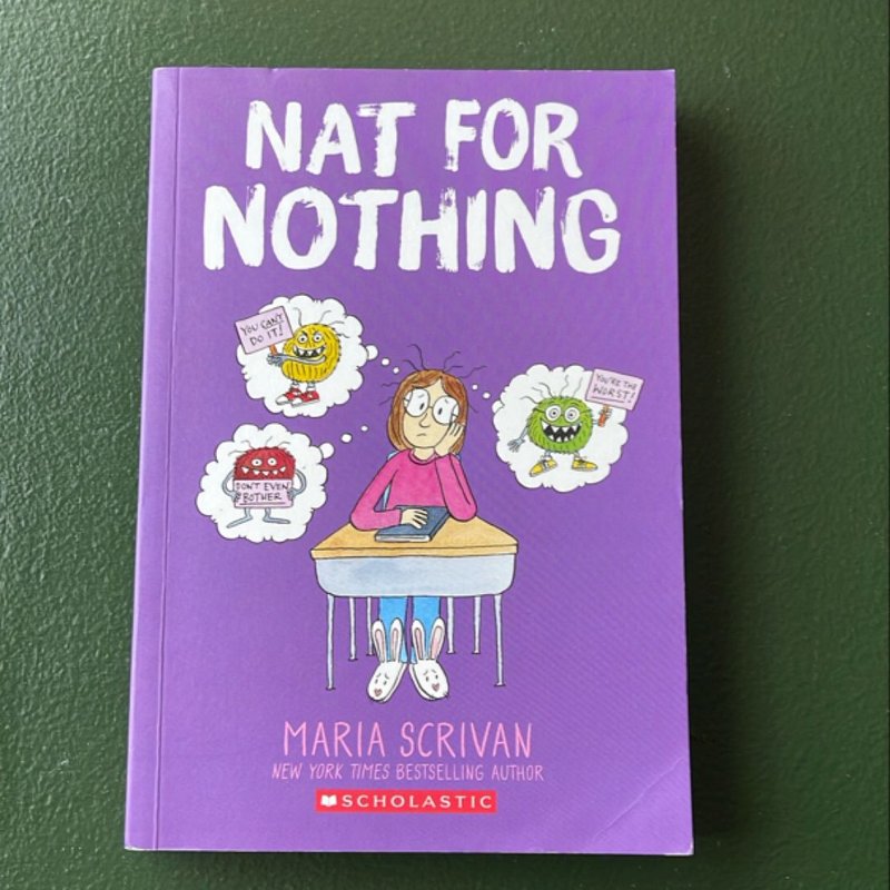 Nat for Nothing: a Graphic Novel (Nat Enough #4) by Maria Scrivan ...