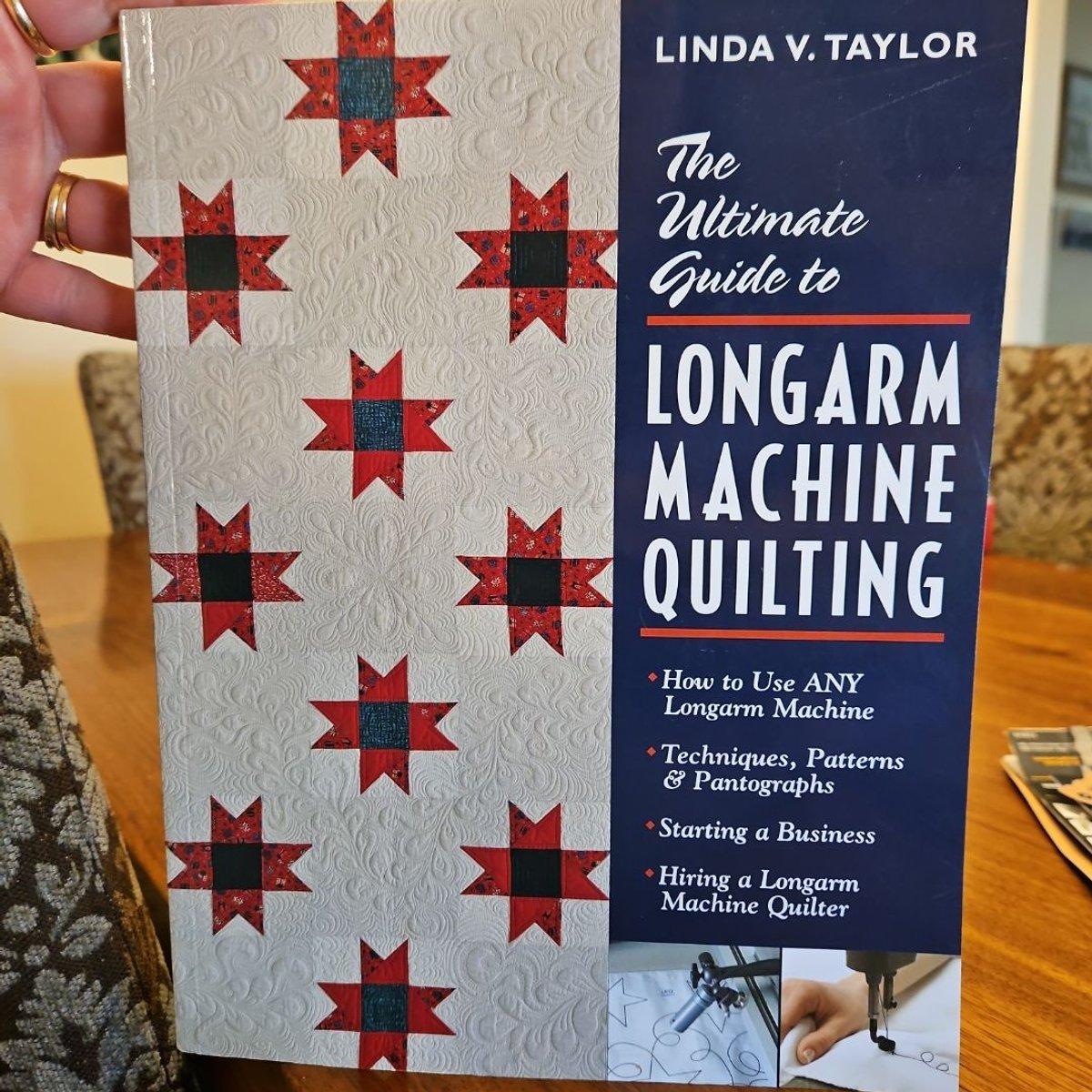 The Ultimate Guide to Longarm Machine Quilting by Linda V. Taylor