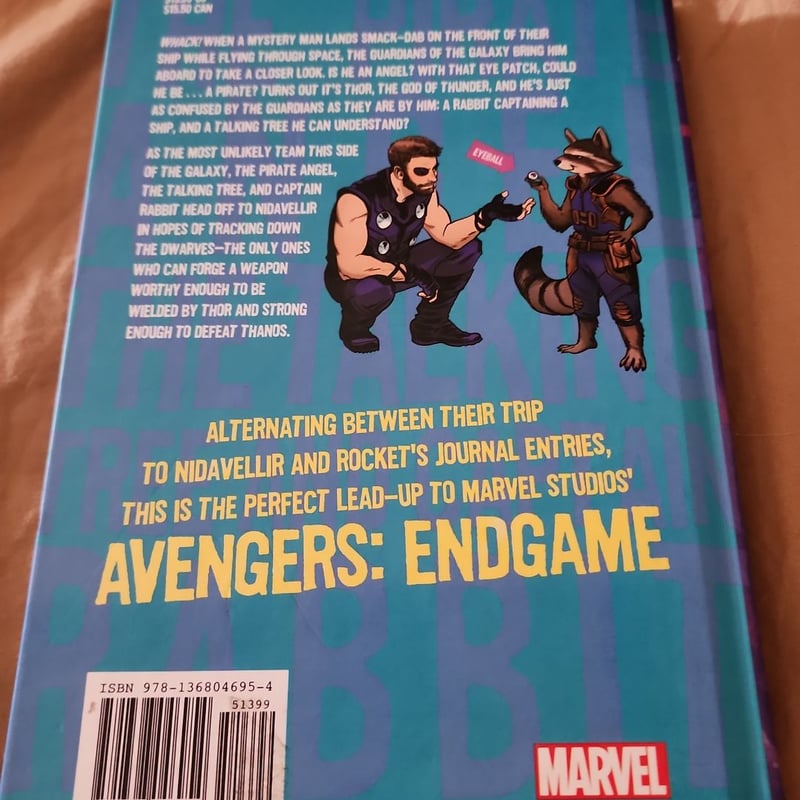 Avengers: Endgame the Pirate Angel, the Talking Tree, and Captain Rabbit