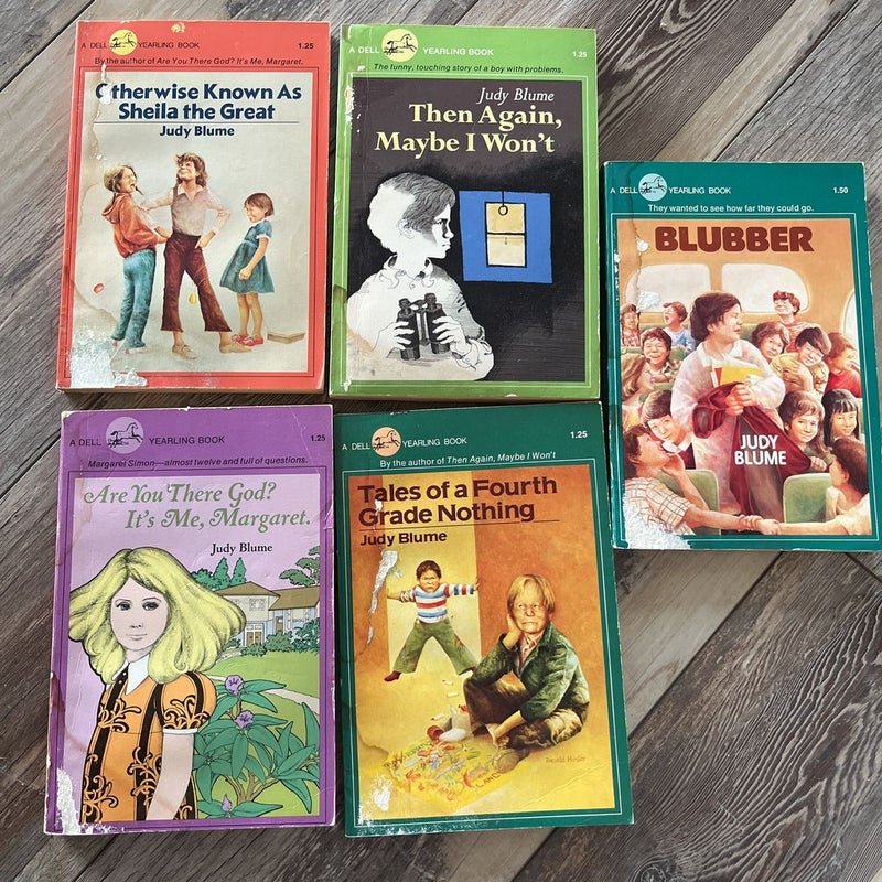 Judy Blume Books - 5 in All