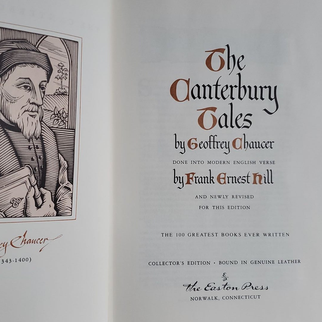 The Canterbury Tales by Geoffrey Chaucer, Hardcover | Pangobooks
