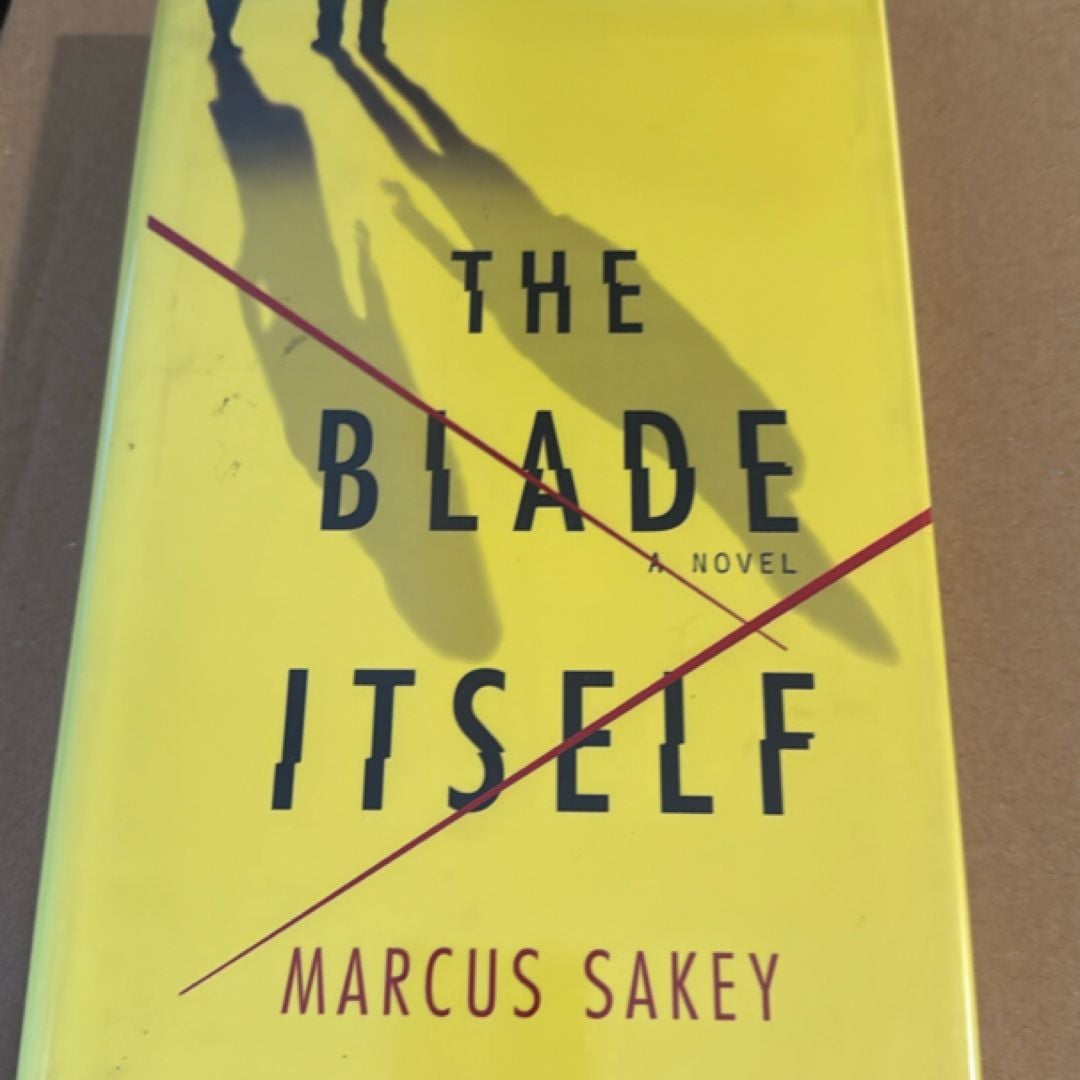 The Blade Itself SIGNED by Marcus Sakey, Hardcover | Pangobooks