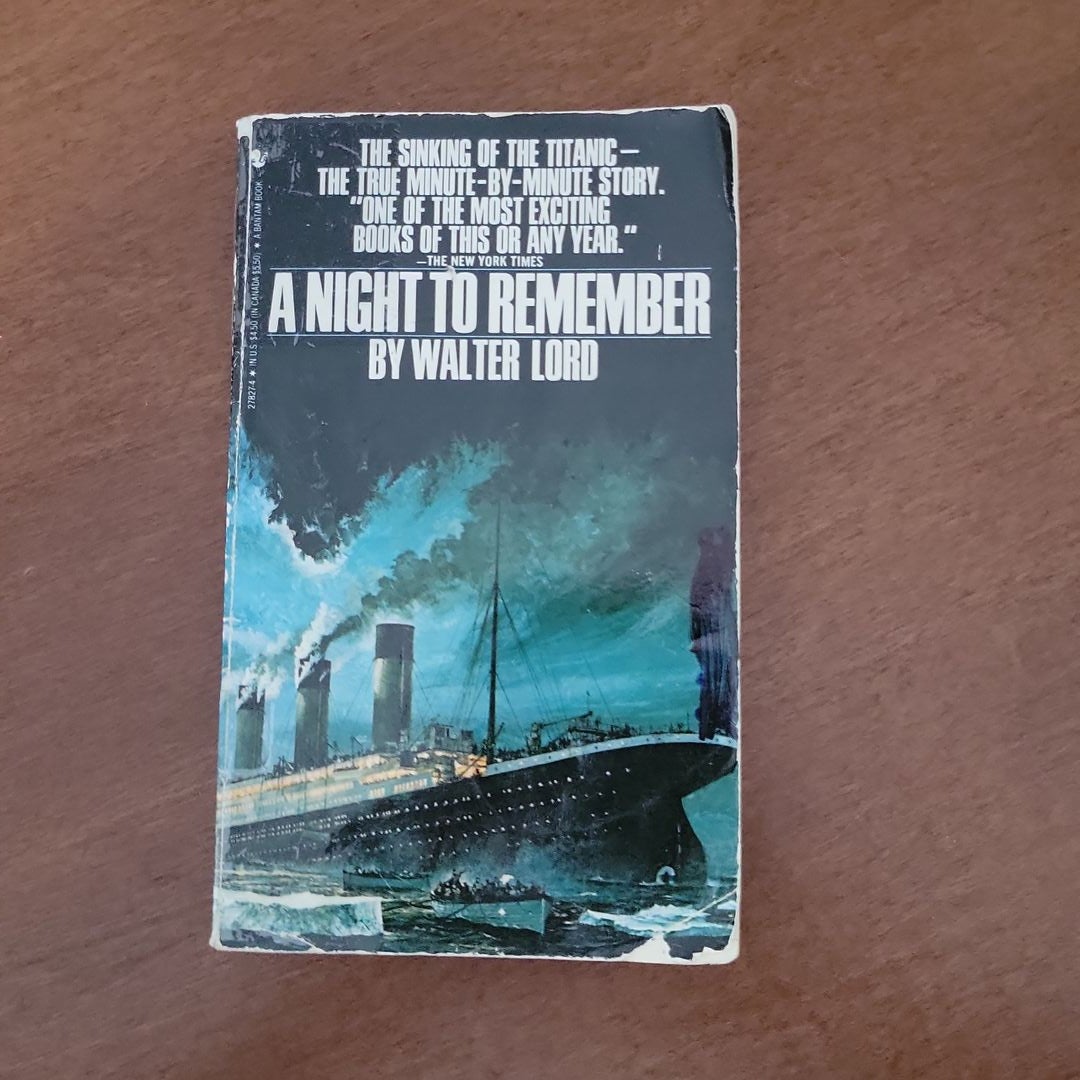 A Night To Remember by Walter Lord, Paperback | Pangobooks